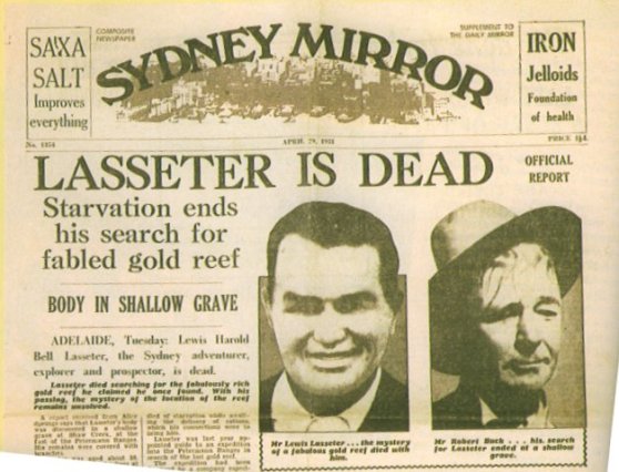 The legend of Lasseter’s Gold Reef… – 5-Dimensionz